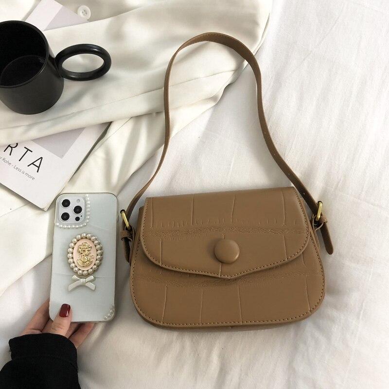 Buy Stone Pattern Design Shoulder Bag For Womens Small Pu Leather ...