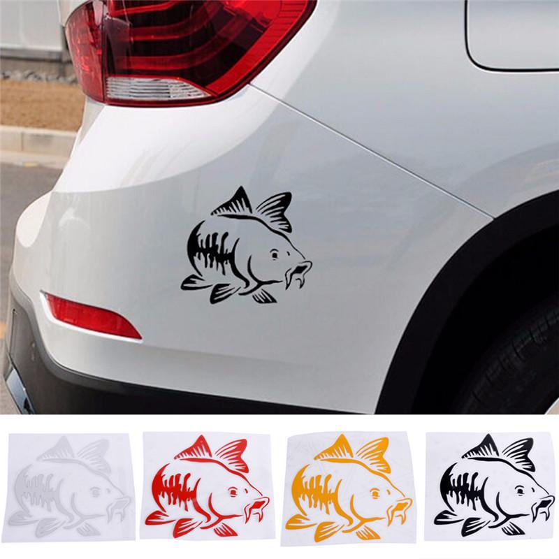 Buy Carp Fishing Car Vinyl Decal Art Sticker Kayak Fishing Car Truck ...