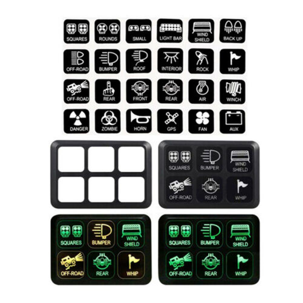6-position Push Button Switch Panel Electronic Relay System Circuit ...