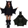 Buy Bat Costume Women Vampire Adult Cosplay Jumpsuit Halloween Fancy ...