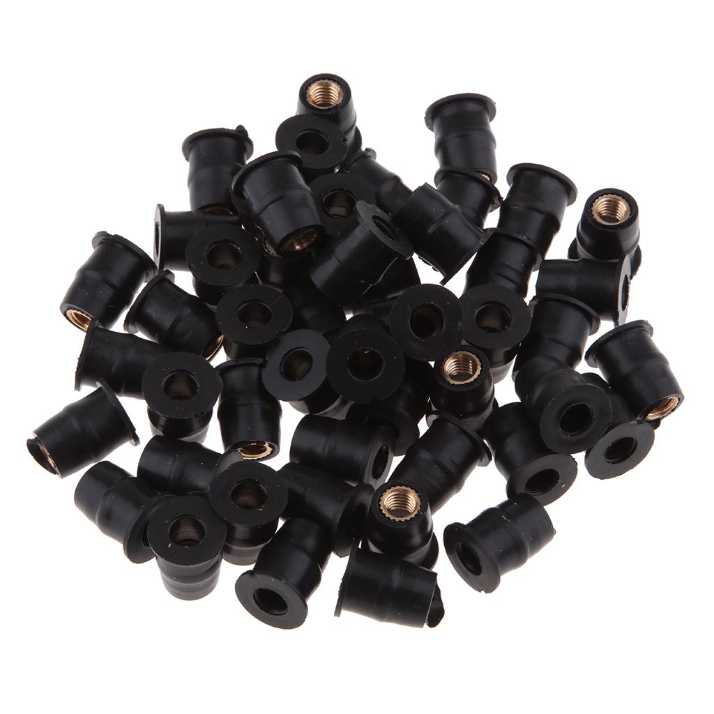Cheap M5 Motorbike Windscreen Rubber Well Nuts Rivet Rub Nut Cavity ...