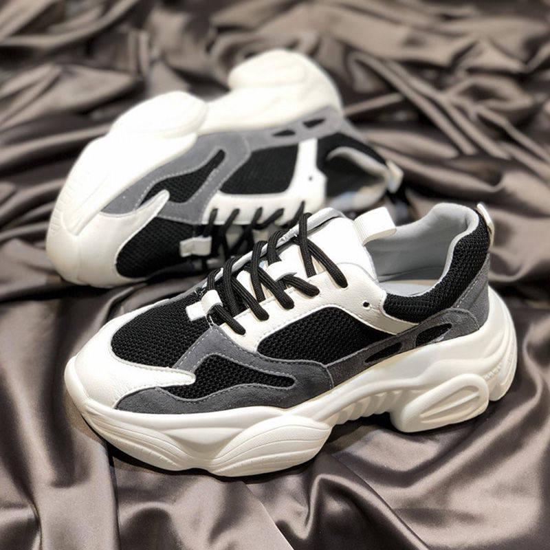 Cheap Women's Platform Chunky Sneakers Fashion Women Flat Thick Sole ...