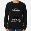 Buy Black Women Sweatshirt A Very Communist Valentine Stalin Printing ...