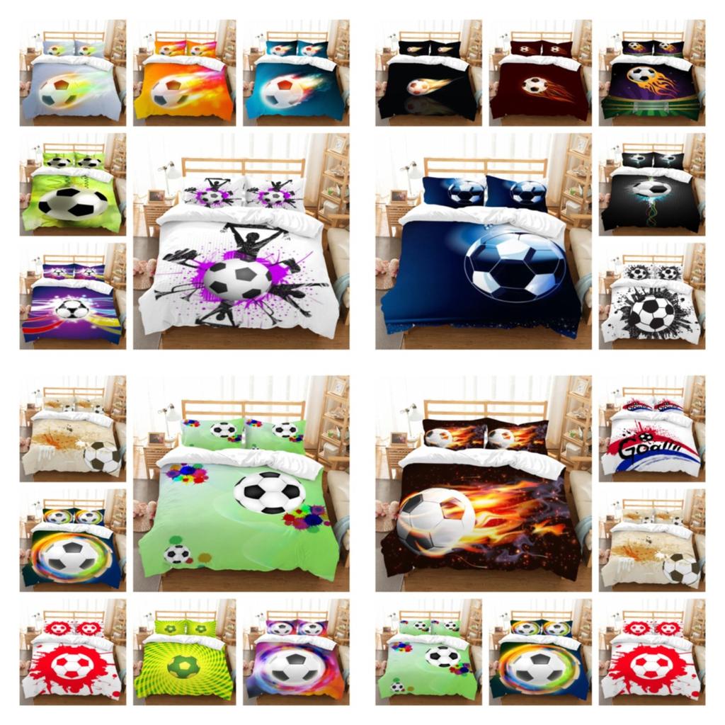 Buy Football Duvet Cover Soccer Style Home Textiles Unqiue Design Queen ...