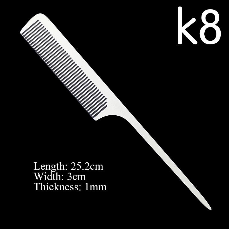 Buy Stainless Steel Hair Combs Anti Static Professional Salon Styling ...
