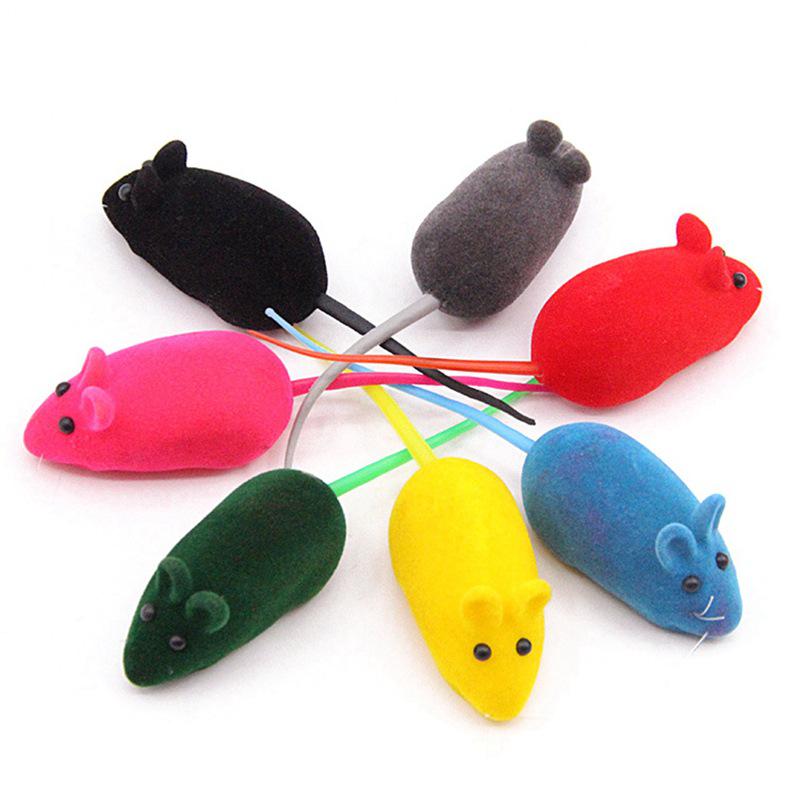 Buy Pet Rubber Little Mouse Toys Dogs Sound Color Toys Pet Toys Little ...
