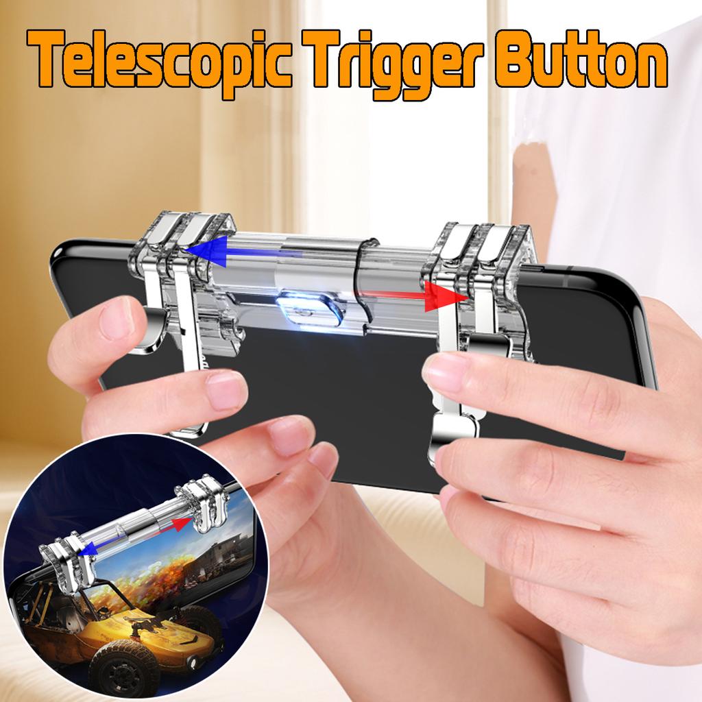 Buy Six Fingers 1Pair Trigger Fire Mobile Game Controller Shooting ...