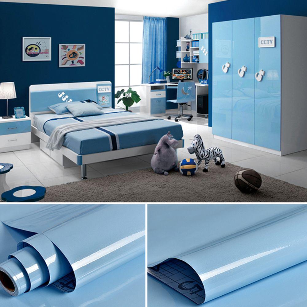 Buy Vinyl PVC Cabinet Desktop Self Adhesive Decorative Film Renovation ...