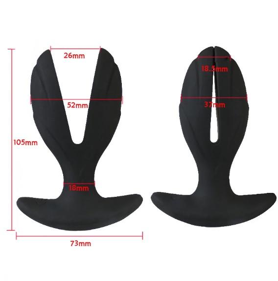 Buy LESHER Anal Expander Plug with Electric Shock Pulse Vibrator ...