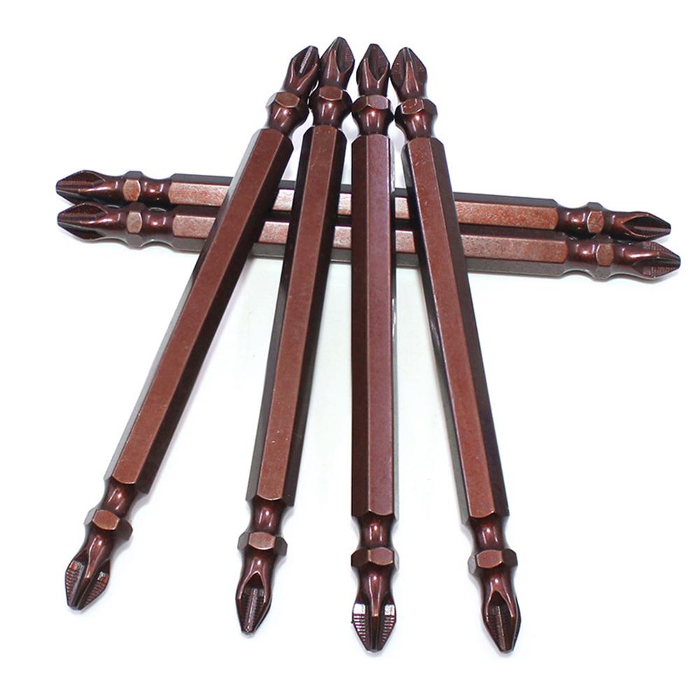 Buy Slotted 10Pcs 100mm/65mmx6.0PH2 Double-ended PH2 Screwdriver Non ...