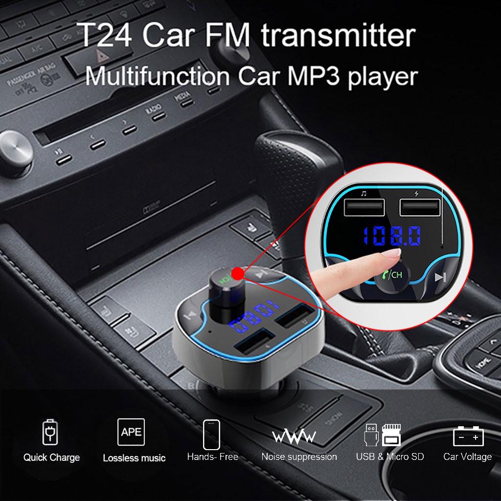 Buy Car FM Transmitter Wireless Radio Transmitter Car Adapter Car Hands ...