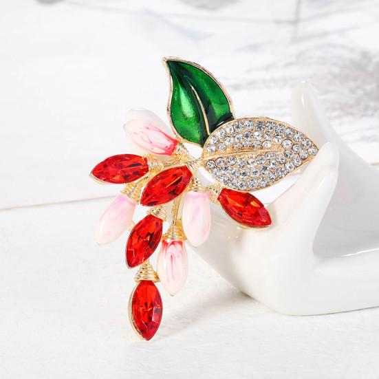 Cheap Sparkling Brooch Vintage Bright Luster Elegant Multicolor | Joom