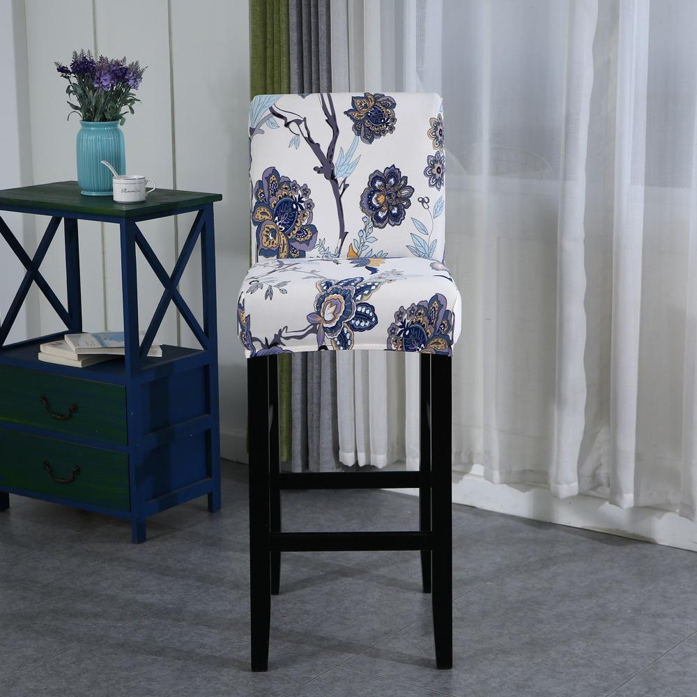 Cheap Anti-dirty High Stool Bar Chair Cover Stretch Counter Chair Cover ...