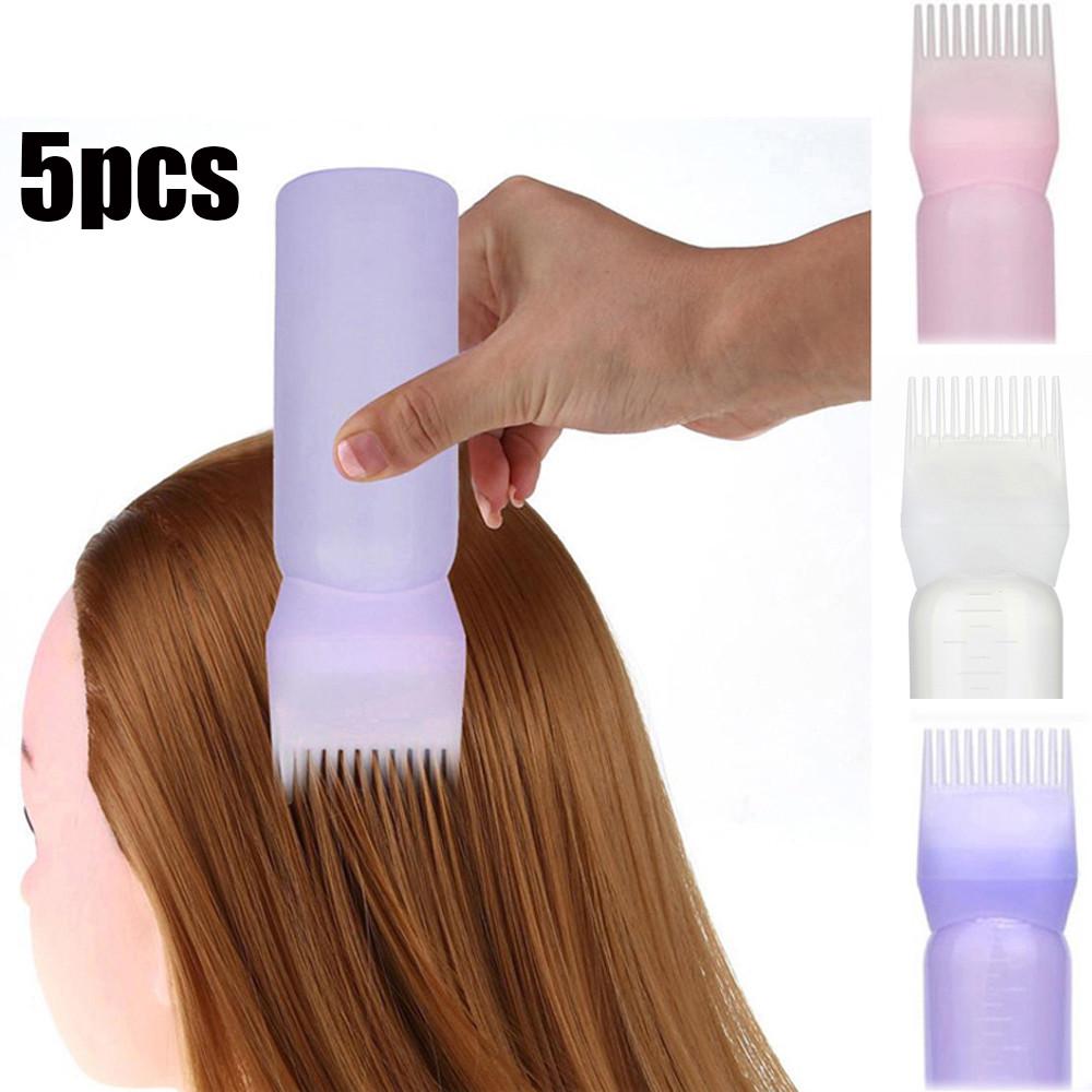 Buy 5PCS Hair Dye Bottle Applicator Brush Dispensing Salon Hair ...