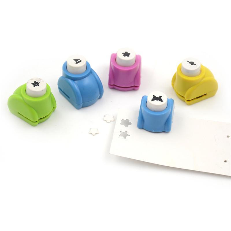 Buy 5Pcs Mini Paper Hole Punch Cutter Printing Paper Hand Shaper ...
