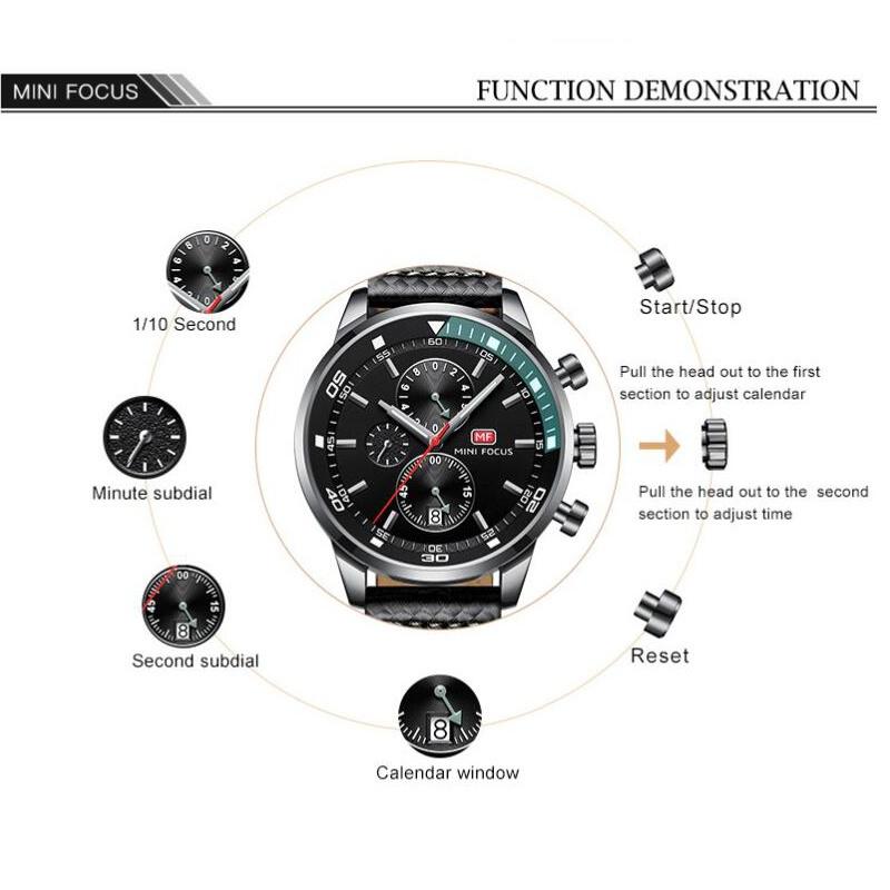 Buy Contrast Color Design Leather Band Analog Quartz Watch Vintage ...