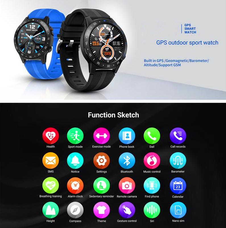 Buy The New GPS Smart Watch Men Independent Card Call Heart Rate ...