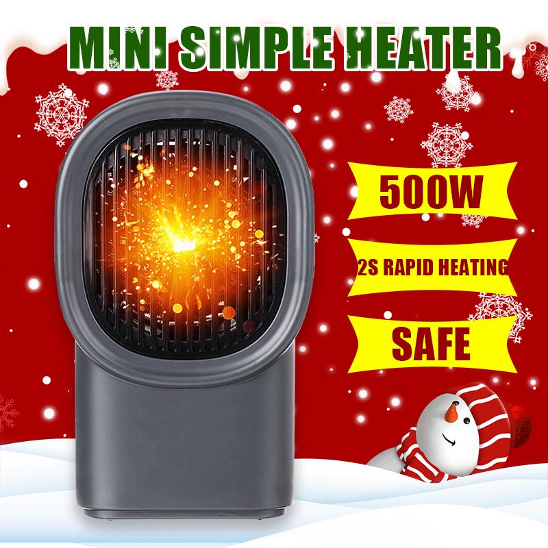 Buy 500W Portable Mini Electric Hot Heater Fan Overheat Protection Air ...