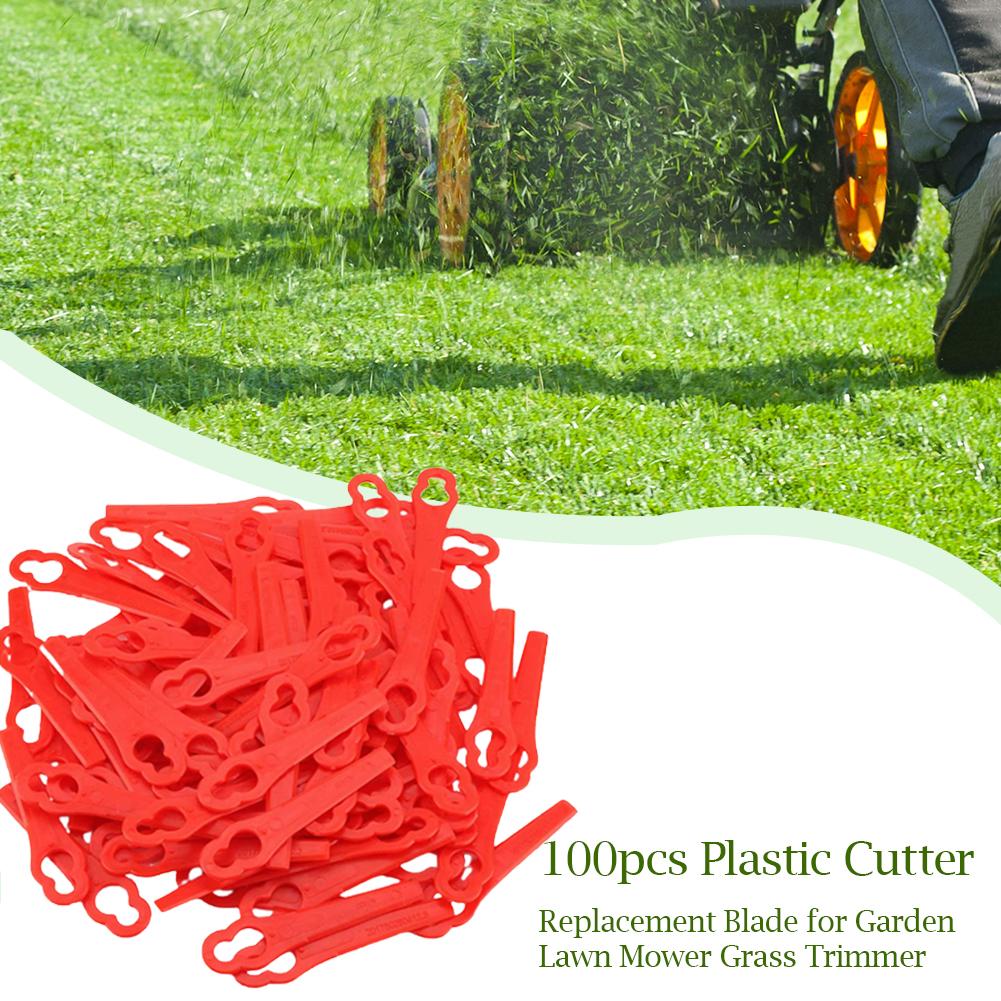 Satın alın 100pcs Plastic Cutter Replacement Blade for Garden Lawn ...