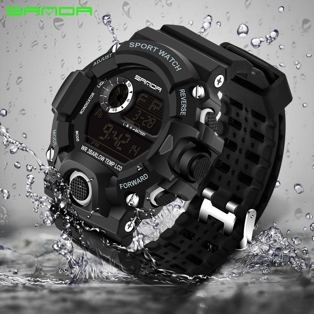 Buy Men's Outdoor Multi-function Waterproof Luminous Digital Calendar ...