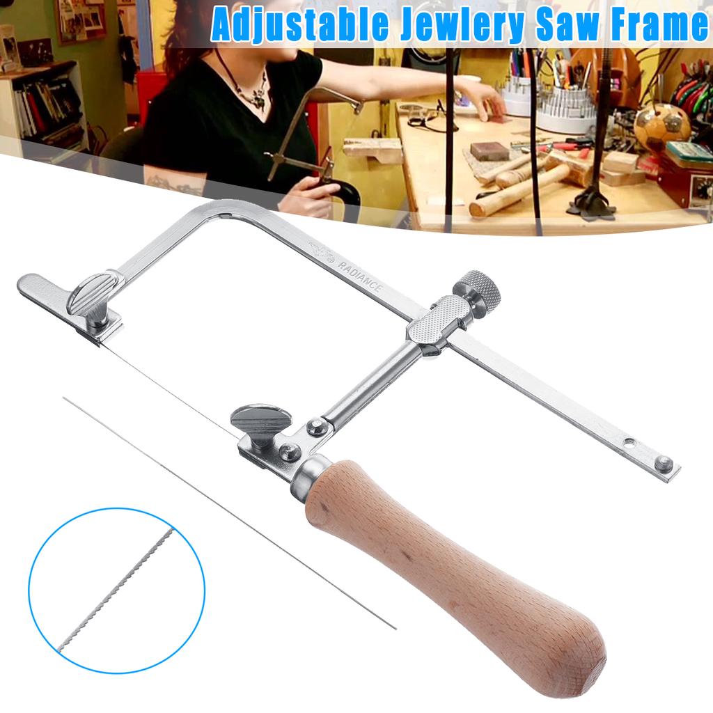 0.87x3.35" Adjustable Jewelry Saw Frame + Blade DIY Jeweler Making ...