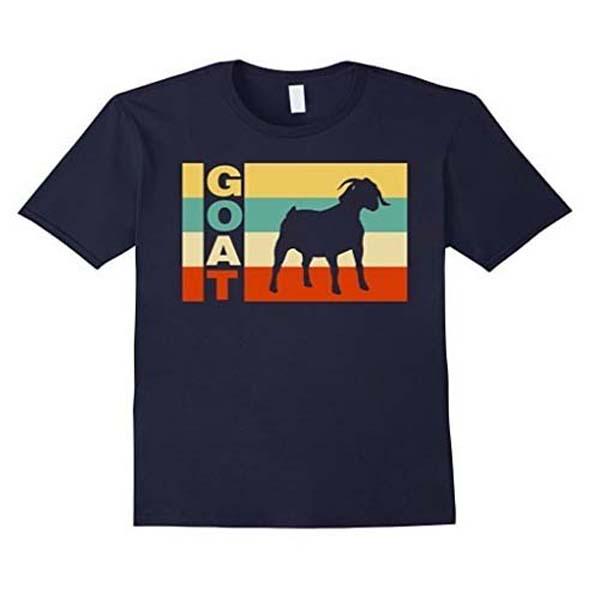 Buy Goat Shirt Vintage Goat Men Graphic T-shirt at affordable prices ...