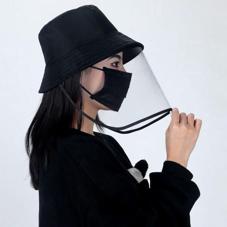 Buy Anti-dropping Fisherman Hat Face Mask Outdoor Protective Dust Hat ...