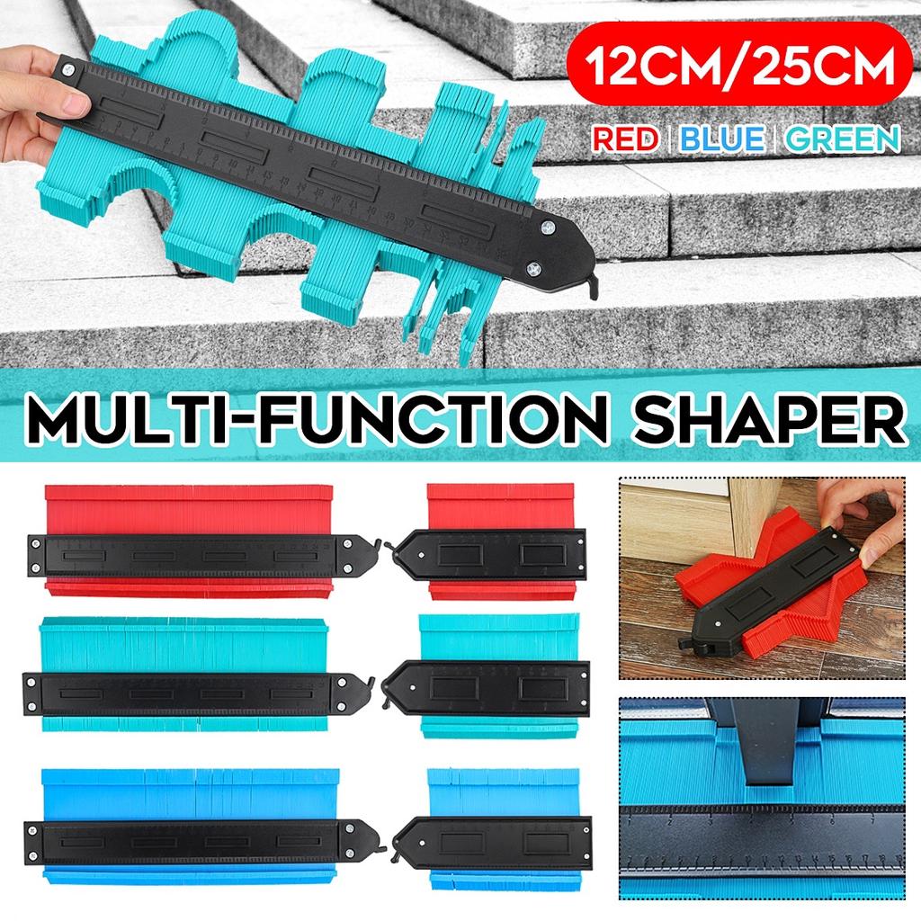 Buy 5/10" Multifunction 3D Angle Contour Gauge Shaping Measure Ruler ...