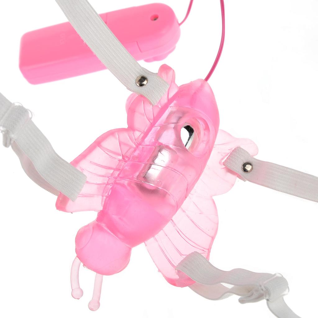 Female Strap Wearable Butterfly Vibrators Straps on Dildo Vibrating ...