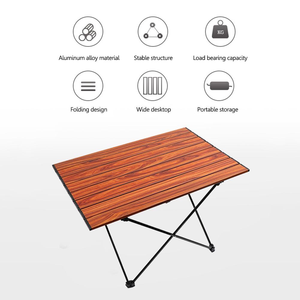 Ultralight Outdoor Camping Desk Picnic Barbecue Foldable Table for ...