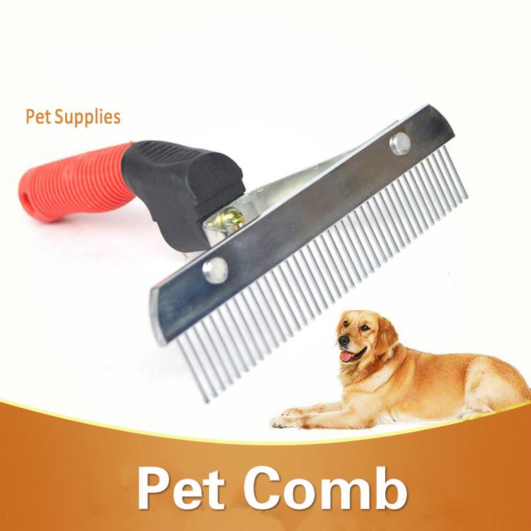 Buy Dog Brush Large Dog Beauty Comb Stainless Steel Nail Rake Comb Pet ...