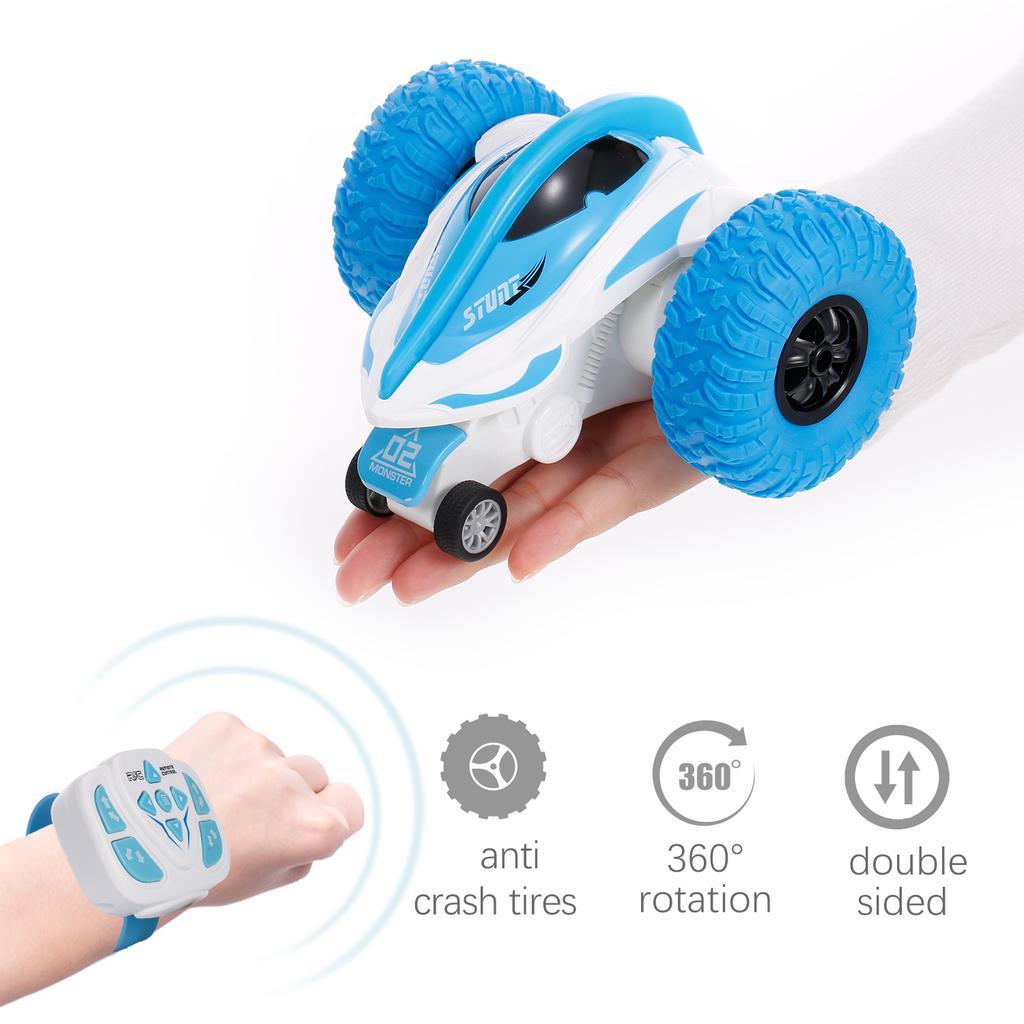 Buy RC Car 2.4G Stunt Drift Deformation Buggy Car Rock Crawler Roll Car ...