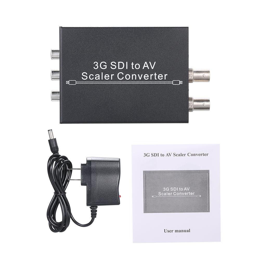 Buy 3G SDI to AV Scaler Converter HD SD L/R Analog Stereo Audio ...