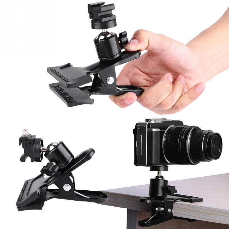 Buy Metal Photo Studio Backdrop Clamp Ball Head Cold Shoe Bracket with ...