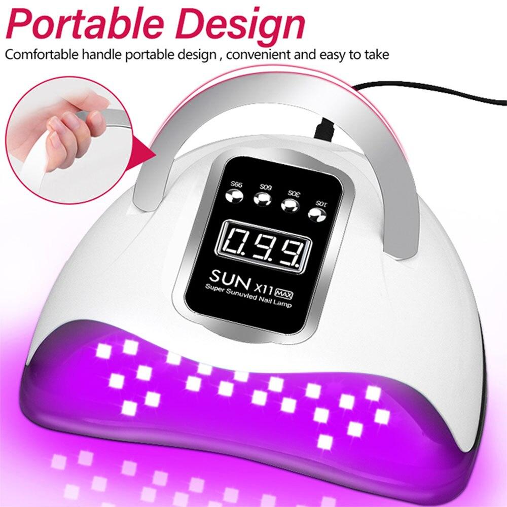 Buy 66LEDs Nail Dryer UV LED Nail Lamp for Drying Nail Gel Polish ...