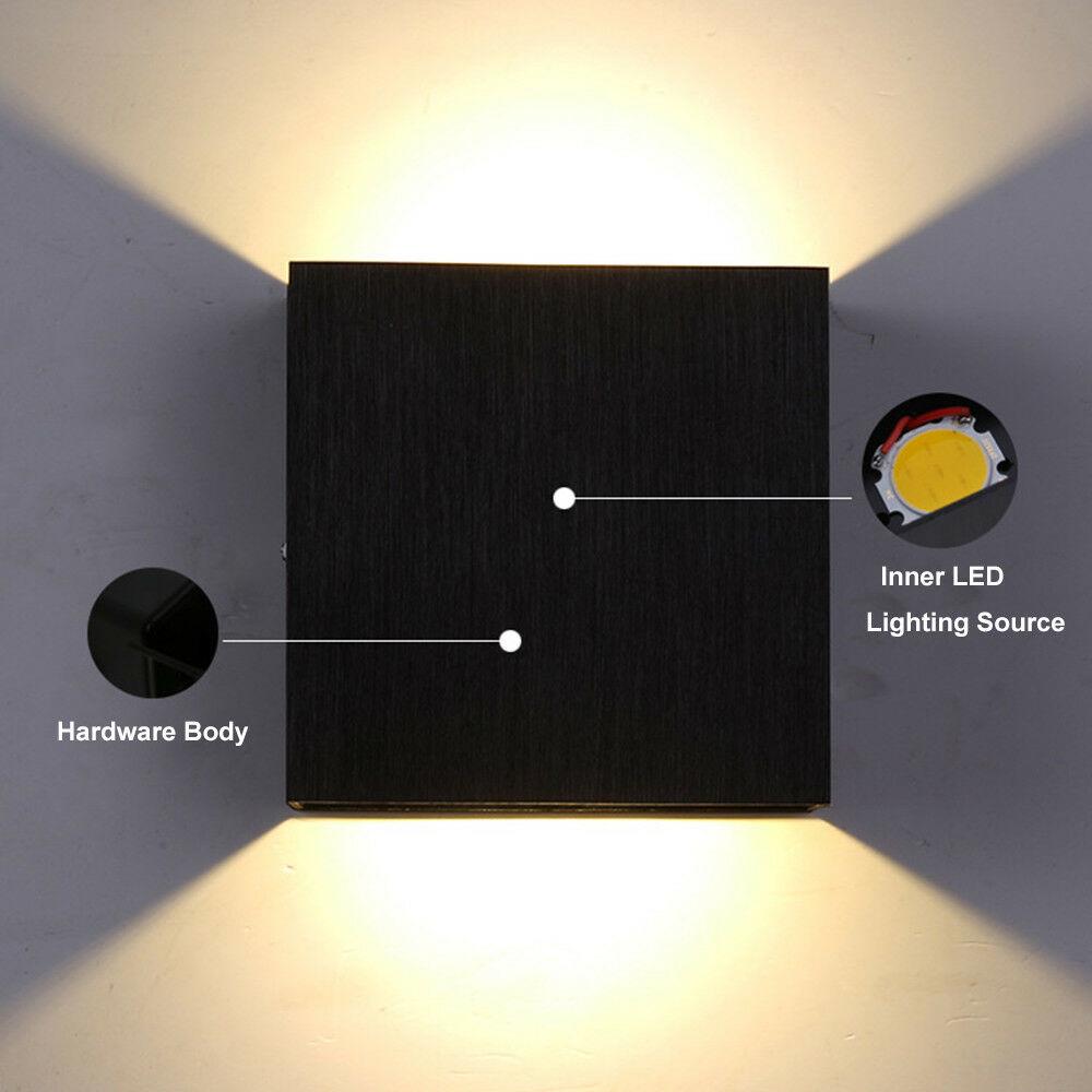 LED 6W Wall Lights Indoor Modern Lighting Lamp White Warm Light uygun ...