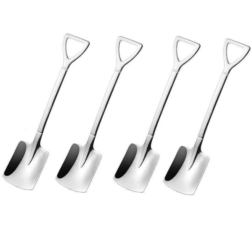 Buy ICOCO Stainless Steel Spoon Long-handled Thickening Food Scoop ...