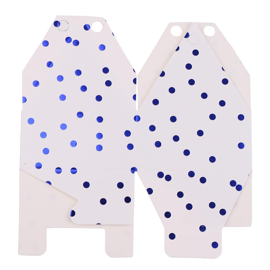 Buy 50pcs Gilding Dots Pyramid Candy Boxes Wedding Favor Gift at ...