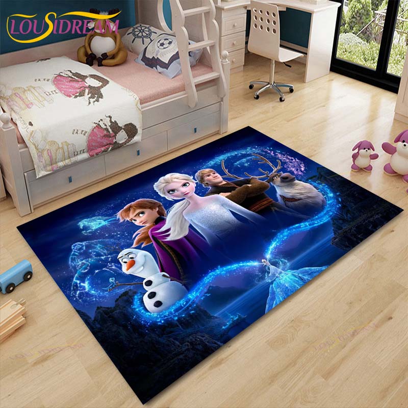 Buy Frozen Door Mat Kids Playmat Cartoon Anna Elsa Mat Cute Kitchen ...