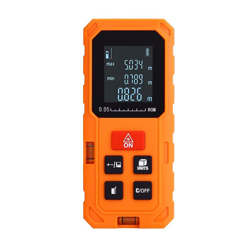 Good Quality 40/60/80/100m Telemeter Area Volume Digital Laser Distance ...