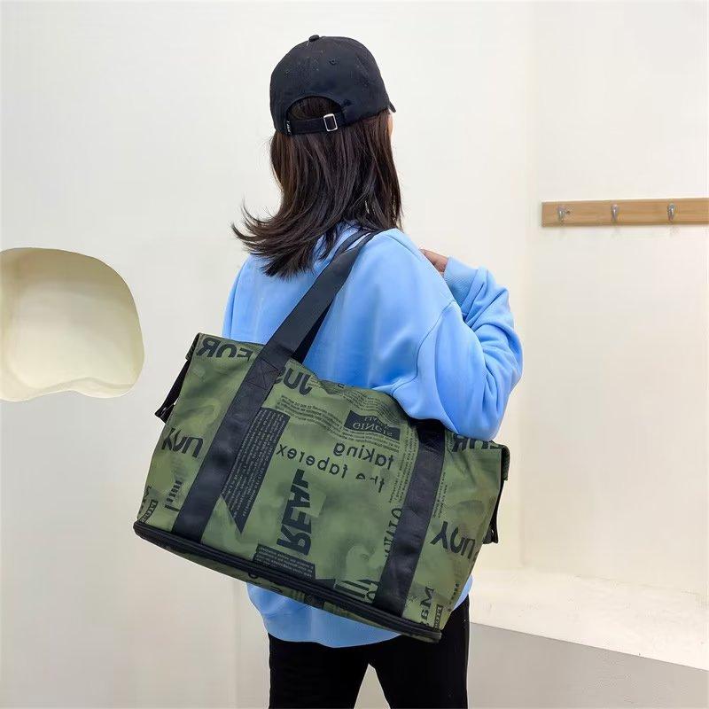 Buy Large Capacity Bag Ladies Waterproof Luggage Bag Foldable Travel ...