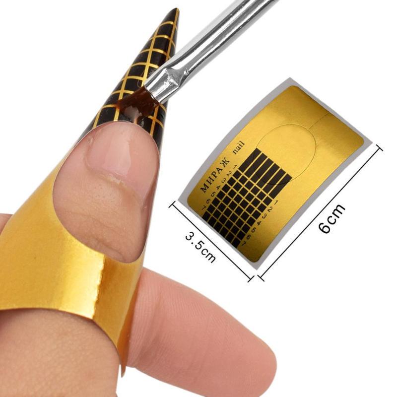 Crystal Extension UV Gel Nail Manicure Nail Extension Sticker On For ...