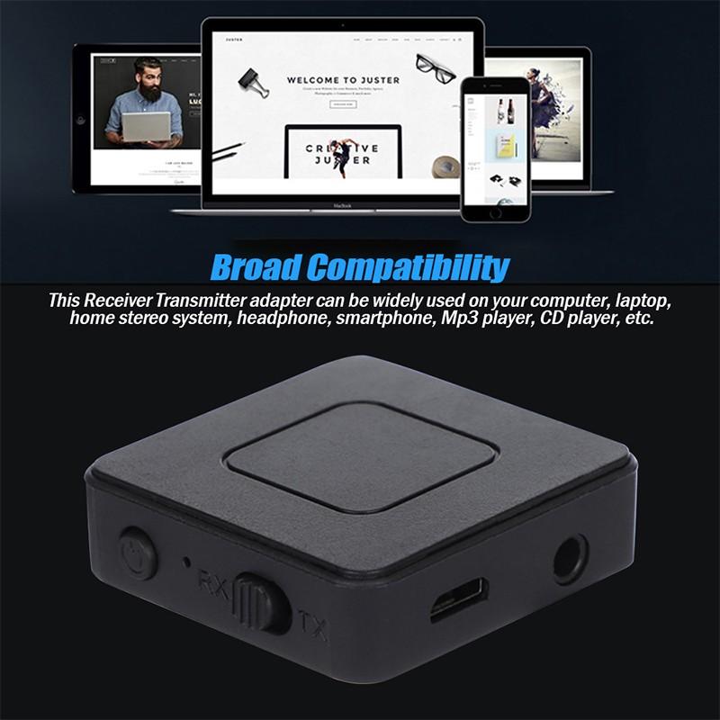 Buy 2 IN 1 Audio Transmitter Receiver Wireless Bluetooth 5.0 Audio ...