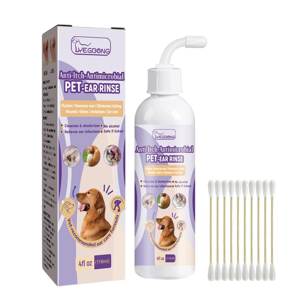 Satın alın Dog Cat Ear Cleaner Solution Painless Ear Powder For Dogs ...