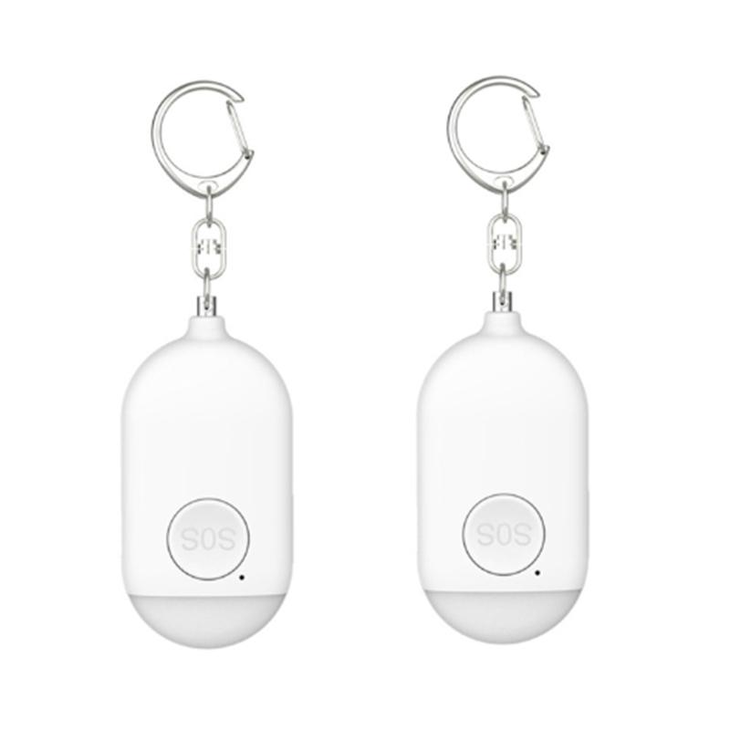 Buy 2 Pcs Rechargeable LED Light Waterproof Emergency Defense SOS ...