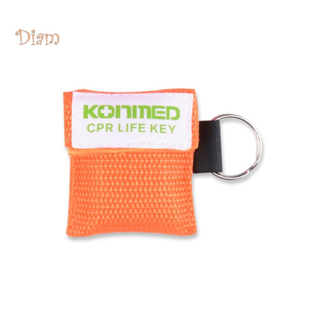Tenfyer First Aid Keychain Emergency CPR Mask Respiration Breathing ...
