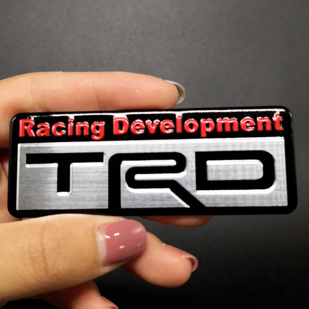 Stylish 3D Metal TRD Car Trunk Sticker Emblem Badge Decor for Toyota ...