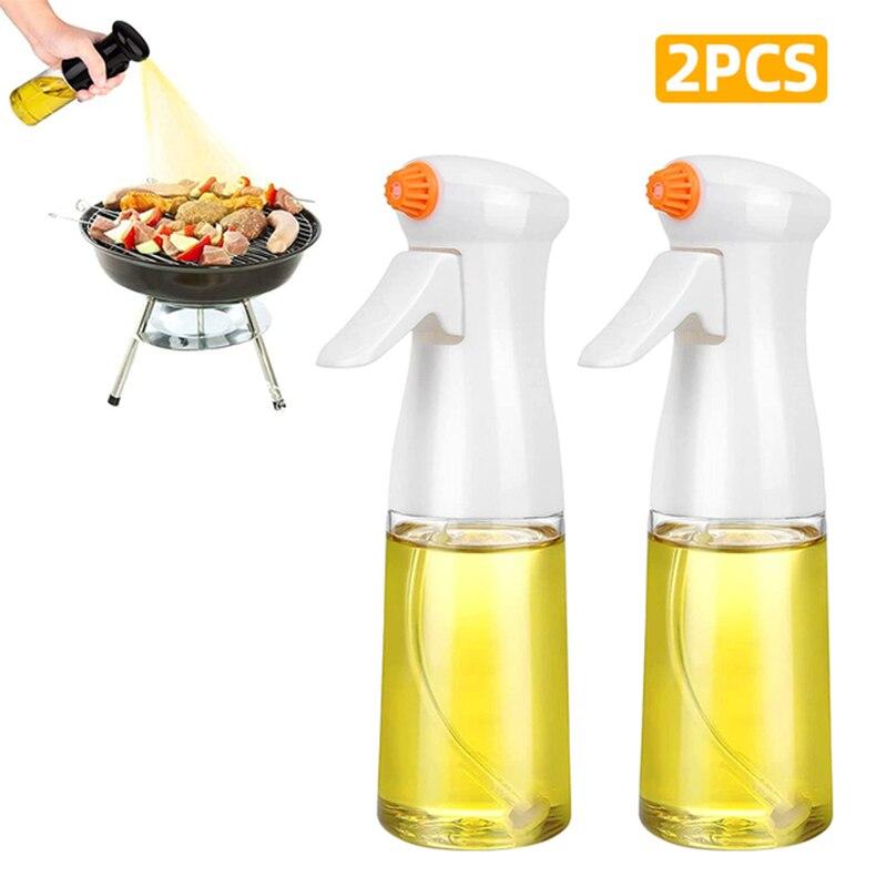 Buy 210ml Oil Bottle Kitchen Oil Spray Bottle Cooking Baking Vinegar ...