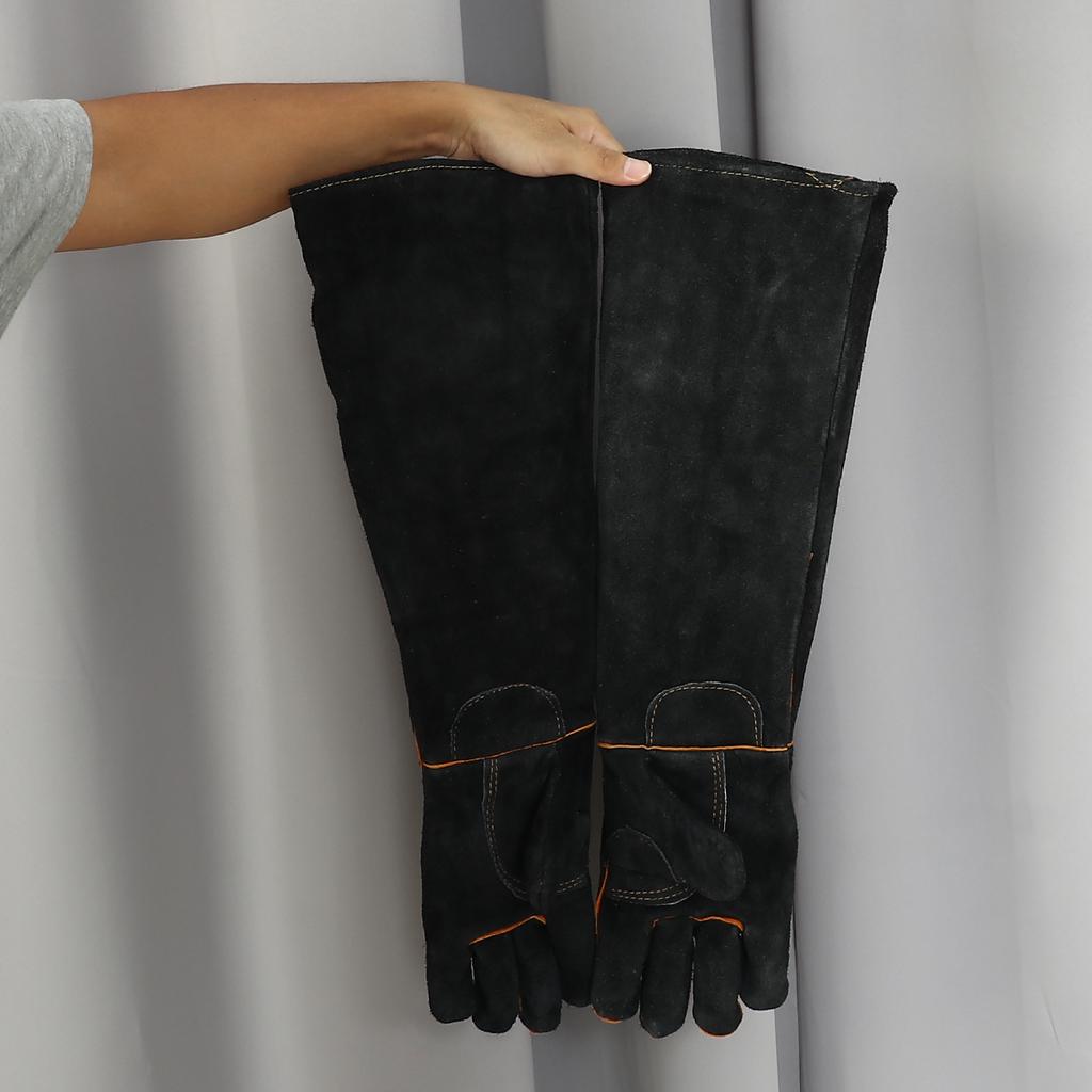 Buy Anti-animal Bites Safety Protection Working Gloves Leather Bite ...