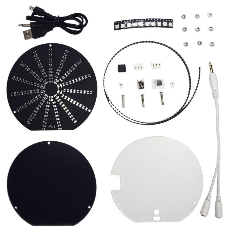 Cheap LED Circular Audio Visualizer Music Spectrum Display DIY Kit ...